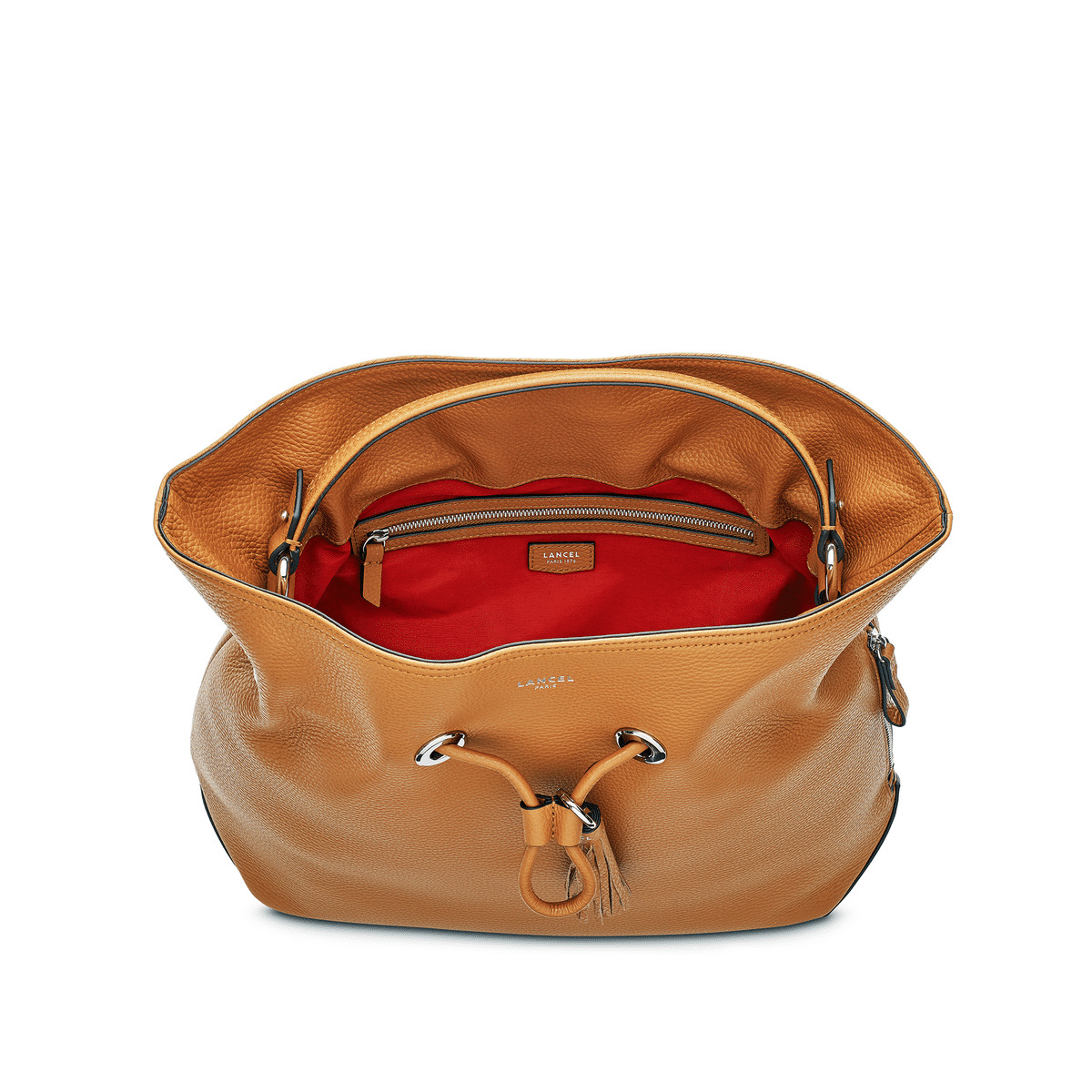 Sacha de Lancel - Sac Seau M - Moyen modèle - Camel - lancel