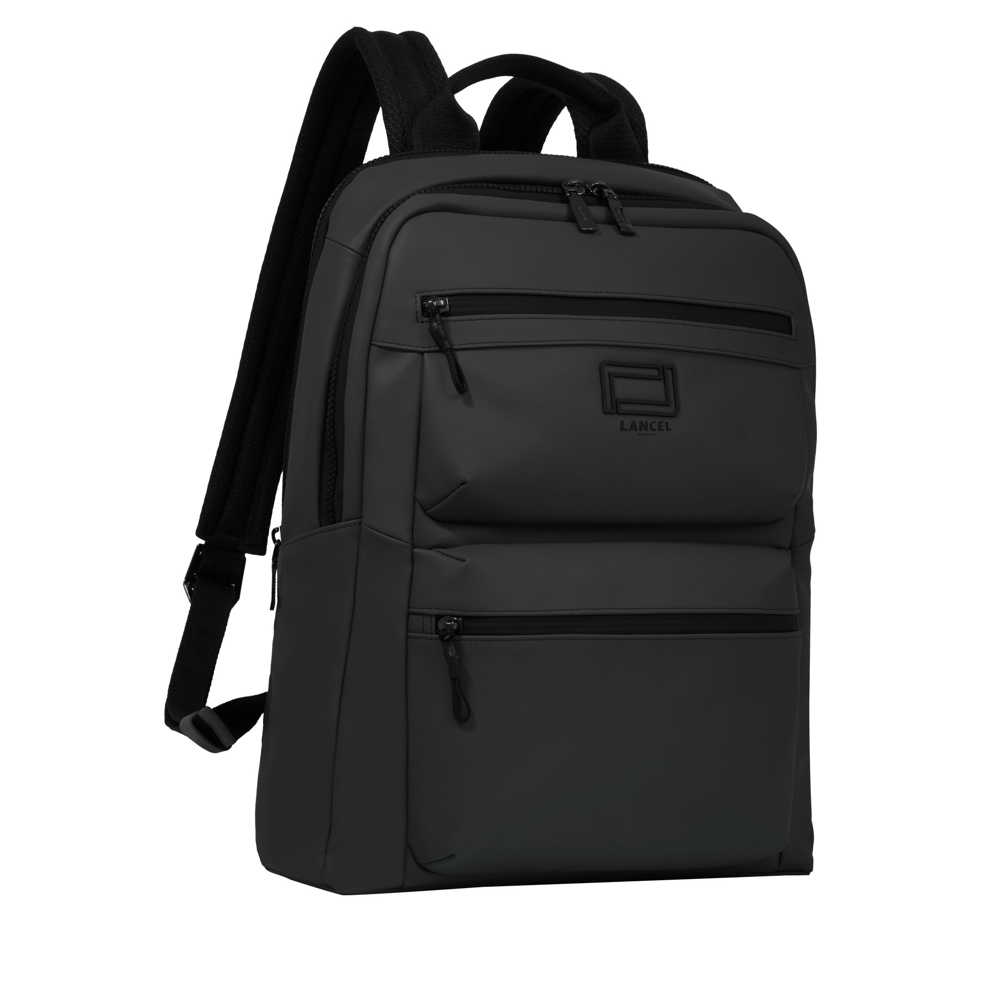 VICTOR - SAC A DOS 2 COMP ZIPPE 15’6’ - Noir - lancel