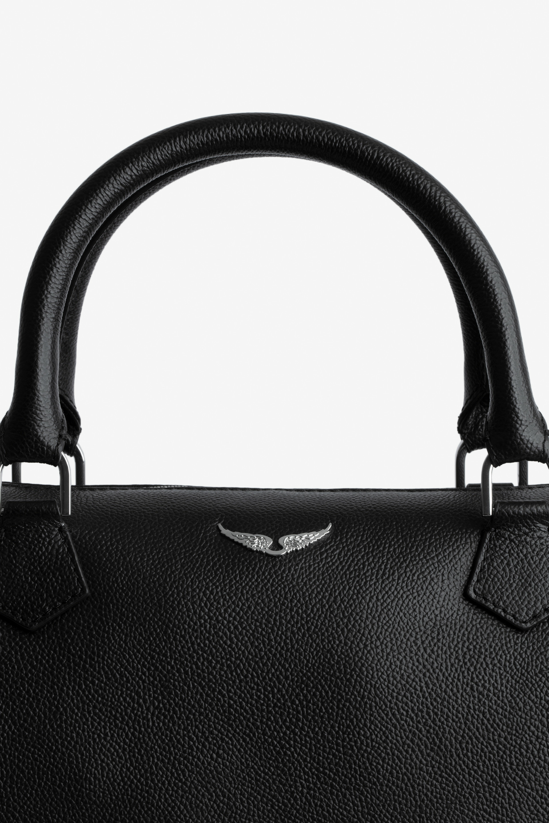 SUNNY MEDIUM WINGS GRAINED LEATHER - Zadig & Voltaire