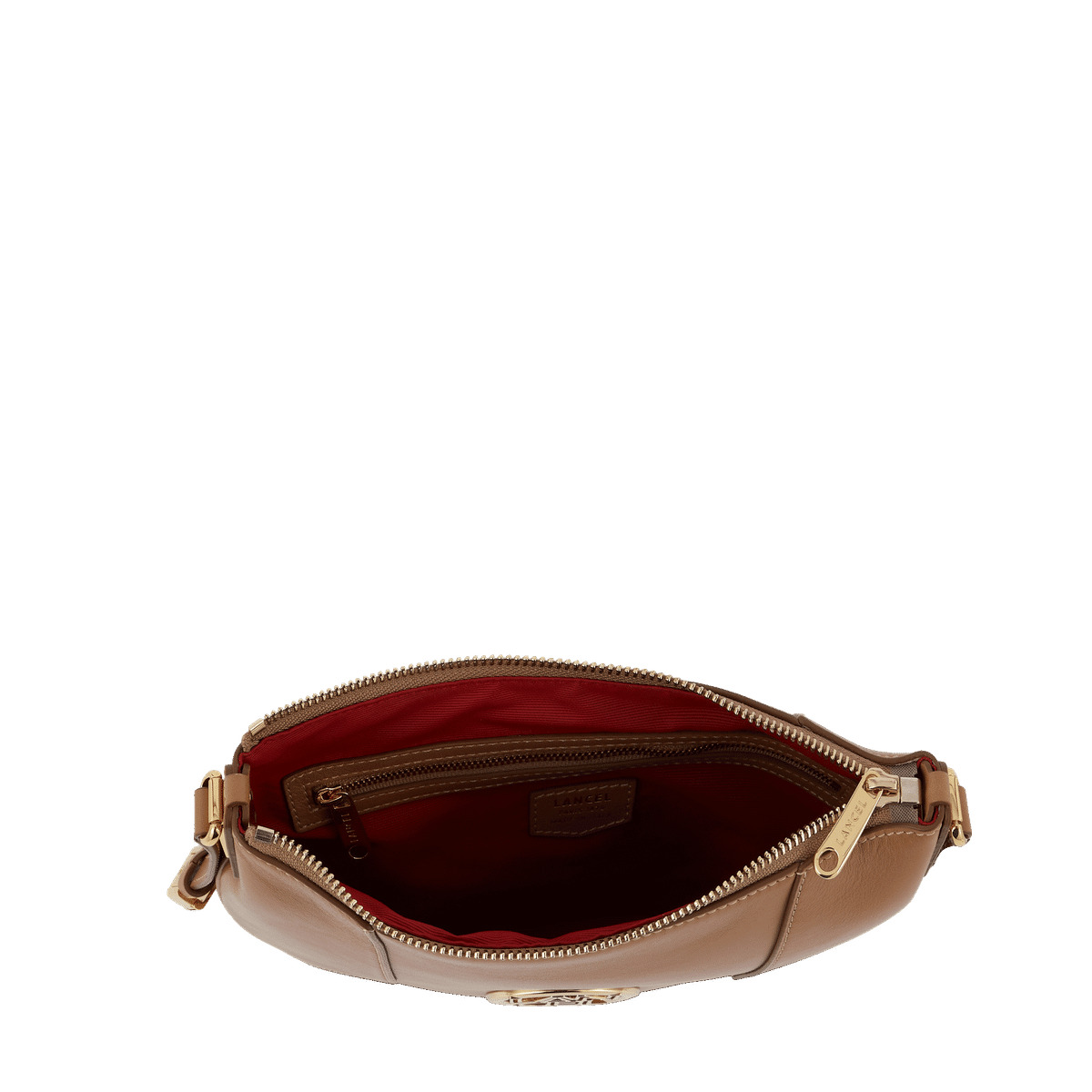 Roxane De Lancel - Mini Hobo Zippe - Granit/Dore - lancel